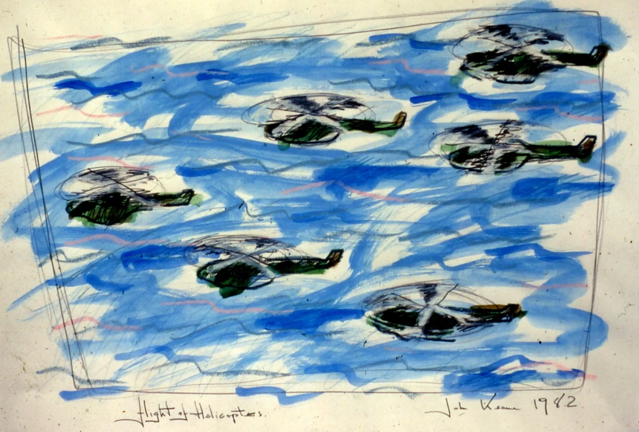 Flight of Helicopters – John Keane